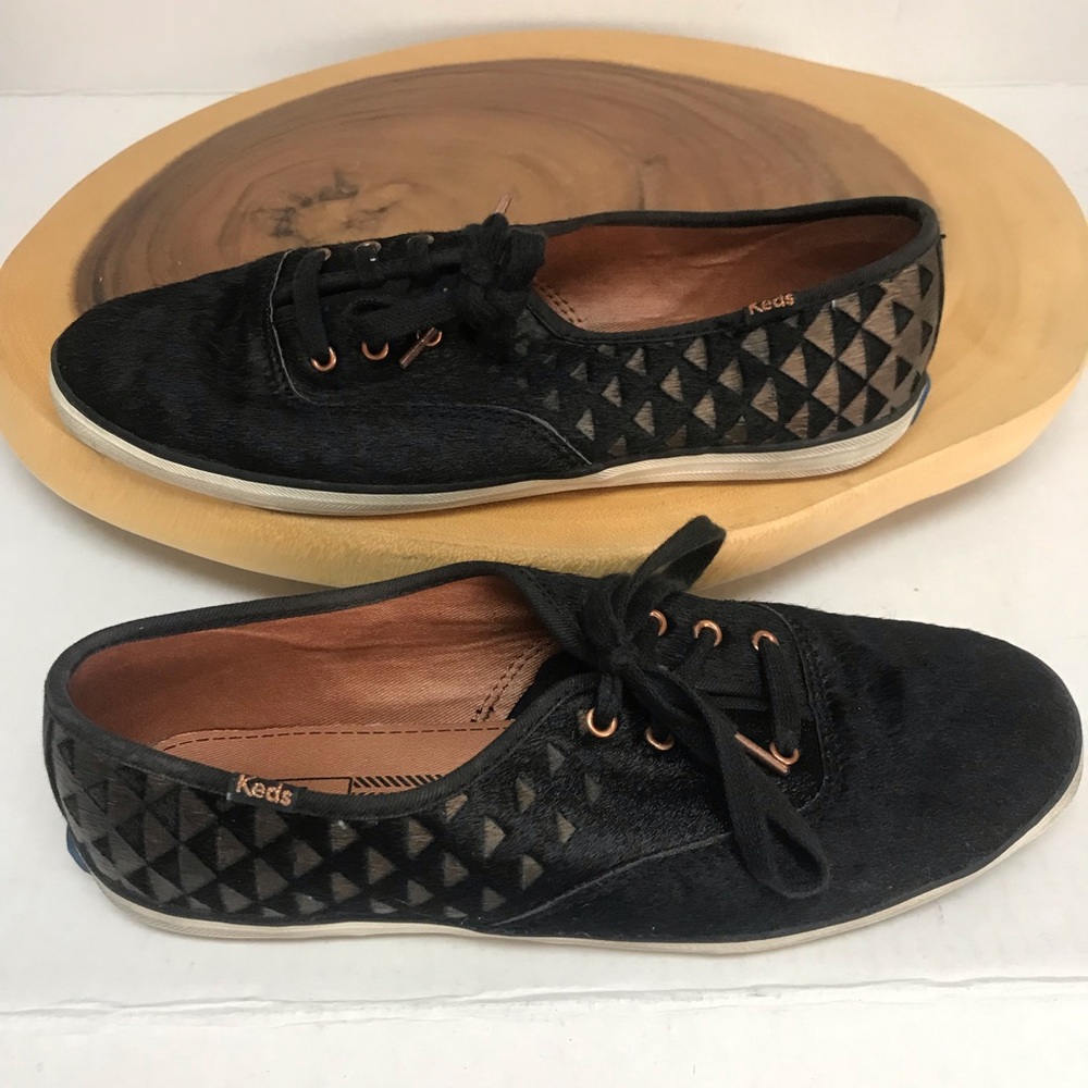 Keds Champion Metallic Pony Hair Sneaker - Gem